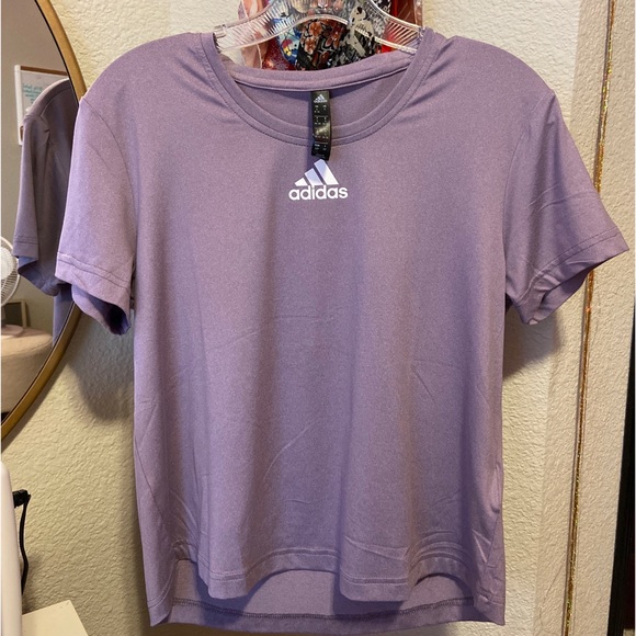 adidas | Tops | Lavender Adidas Athletic Top | Poshmark